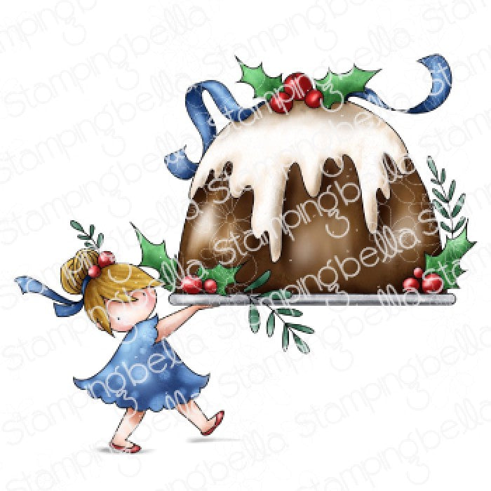 Stamping Bella Teeny Tiny Townie With A Fruit Cake Rubber Stamp – Jade ...